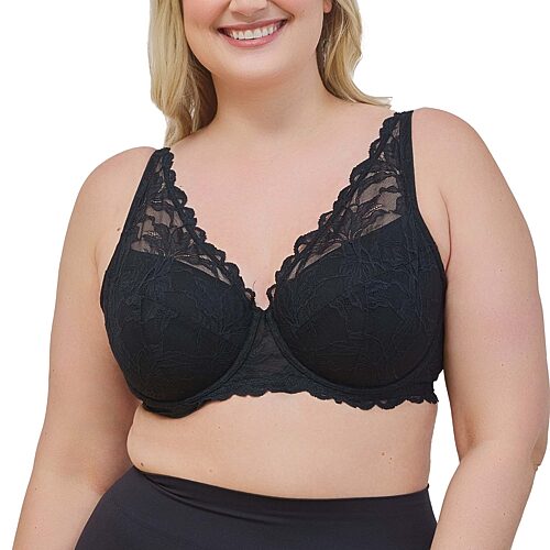 Click here for Leading Lady The Willow Plunge Bra- 5944  C  Black prices