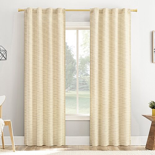Click here for Lenora Space Dyed Textured Semi-Sheer Back Tab Cur... prices