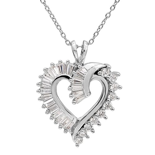 Click here for DiamonArt Womens White Cubic Zirconia Sterling Sil... prices