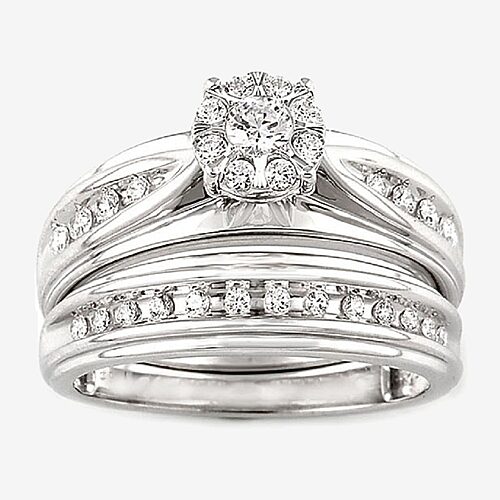 Click here for Womens 1/2 CT. T.W. Natural White Diamond 10K Gold... prices