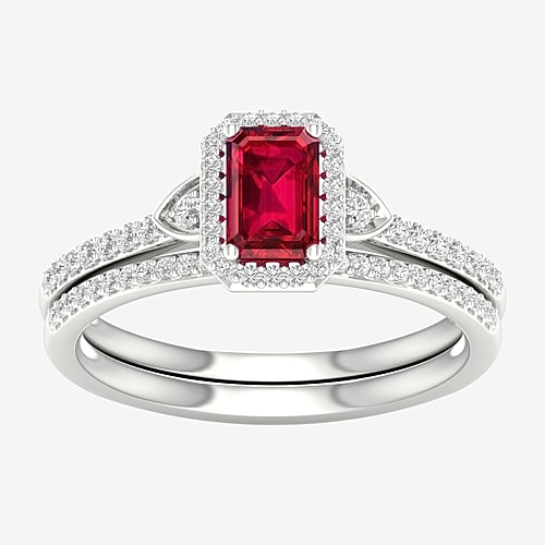 Click here for Modern Bride Gemstone Womens 1/4 CT. T.W. Lead Gla... prices