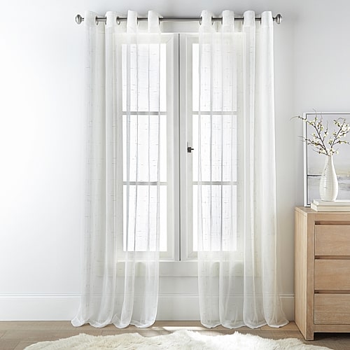 Click here for Stratford Park Brie Grommet Top Sheer Set of 2 Cur... prices