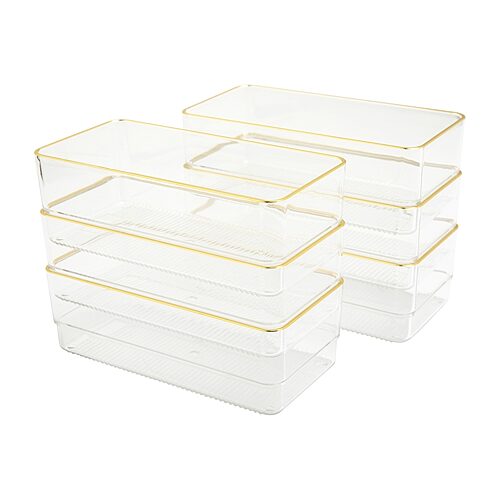 Click here for Martha Stewart 6 Pack 6X3 Organizers  One Size  Cl... prices