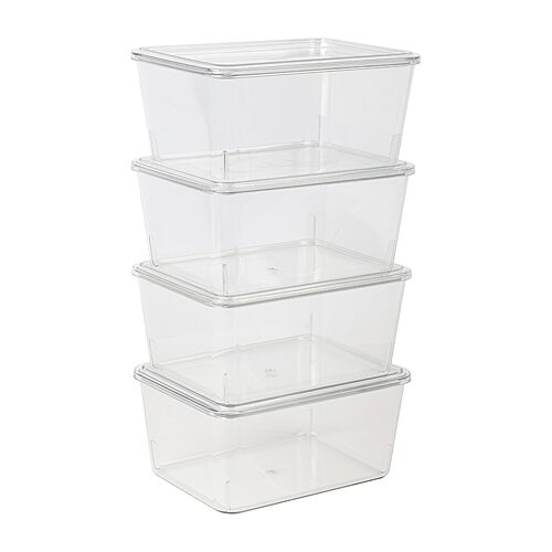 Click here for Martha Stewart 4 Pack 6.75X5 Clear Boxes And Lids... prices