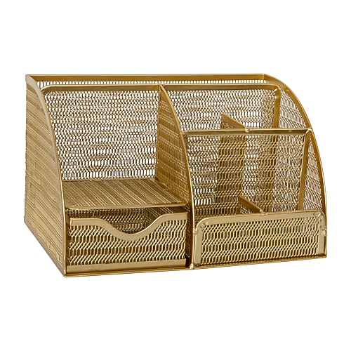 Click here for Martha Stewart Gold Small Desktop Organizer  One S... prices