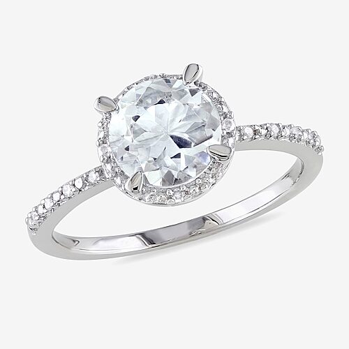 Click here for Modern Bride Gemstone Womens Diamond Accent Genuin... prices