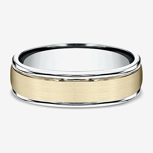 Click here for Mens 6MM 10K Gold Wedding Band  7 1/2 prices