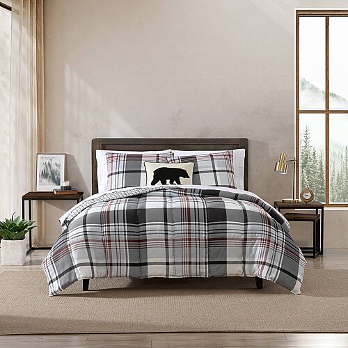Click here for Closeout! Eddie Bauer Normandy Plaid Micro Suede R... prices