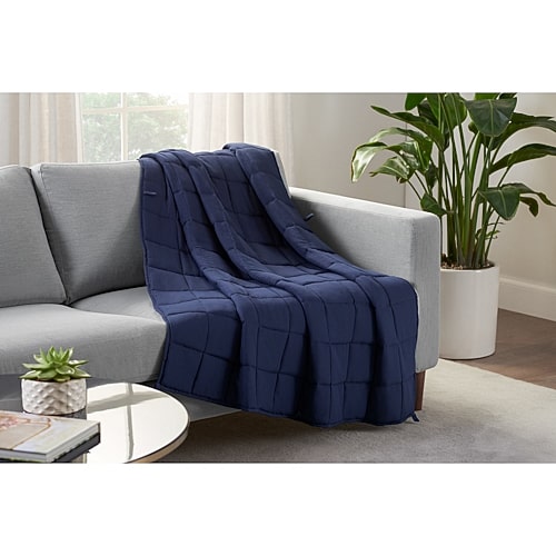 Click here for Serta Extra Weight Blanket  One Size  Blue prices