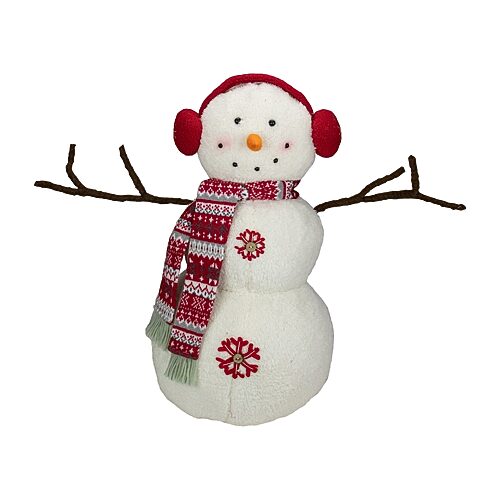 Click here for Northlight 22 Plush Snowman With Button Snowflakes... prices