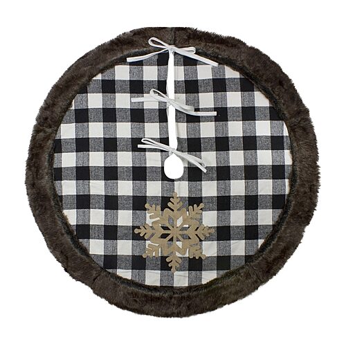 Click here for Northlight 48 Buffalo Plaid With Burlap Snowflake... prices