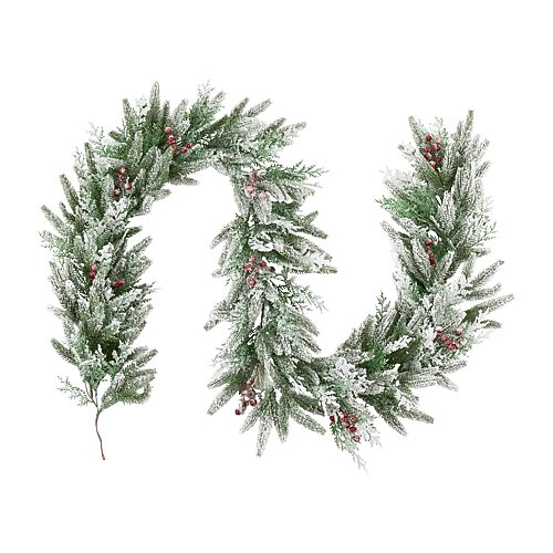 Click here for Northlight 7ft Flocked Wind River Fir With Berries... prices