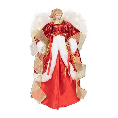 Click here for Northlight 14 Red Angel With Lighted Wings Christm... prices