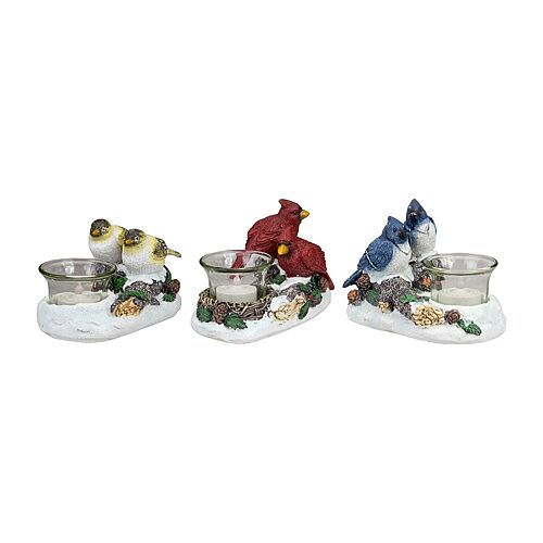Click here for Northlight 6 Bird Couples Tealight Christmas Table... prices