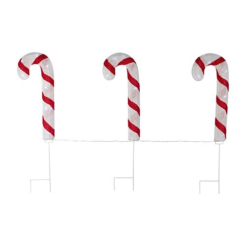 Click here for Northlight 20 Lighted Candy Cane Christmas Yard Ar... prices