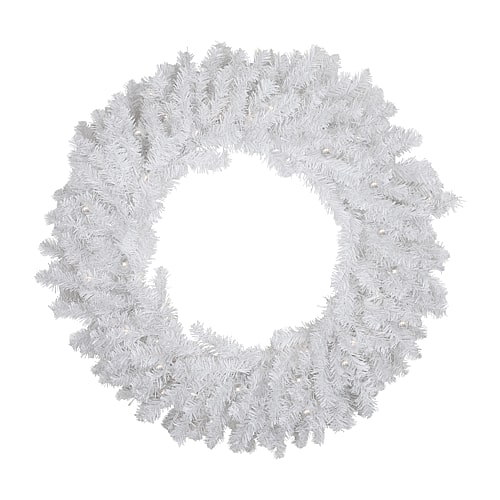 Click here for Northlight 30 Pre Lit Led White Canadian Pine Wrea... prices