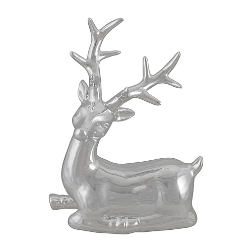 Click here for Northlight 10 Shiny Ceramic Sitting Reindeer Chris... prices