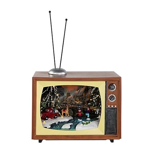 Click here for Northlight 9 Led Lighted Animated Musical Tv With... prices