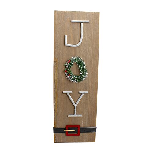 Click here for Northlight 24 Vertical Wooden Joy With Santafts Be... prices