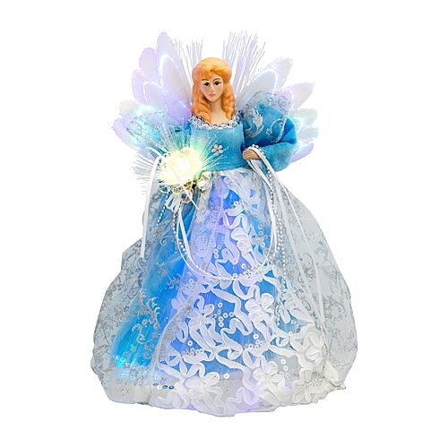 Click here for Northlight 12 Blue Lighted Fiber Optic Angel Chris... prices