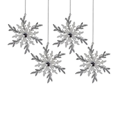 Click here for Northlight 6 Glitter Snowflakes Christmas Ornament... prices