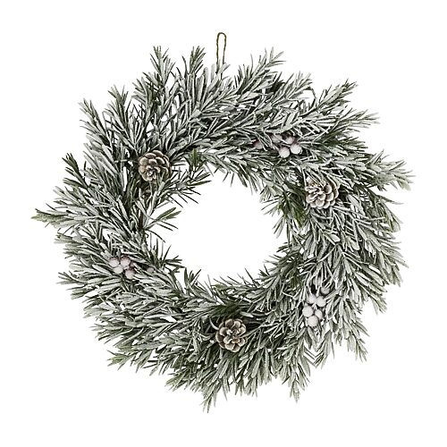 Click here for Northlight 20 Pine Cones And Berries Flocked Rosem... prices