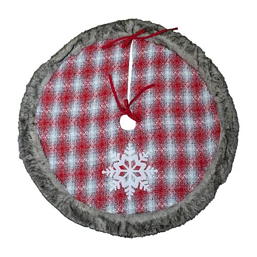 Click here for Northlight 48 Plaid With Snowflake Indoor Tree Ski... prices