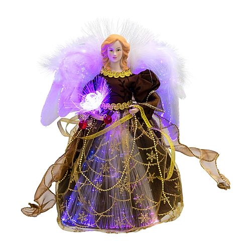Click here for Northlight 12 Brown Color Changing Fiber Optic Ang... prices
