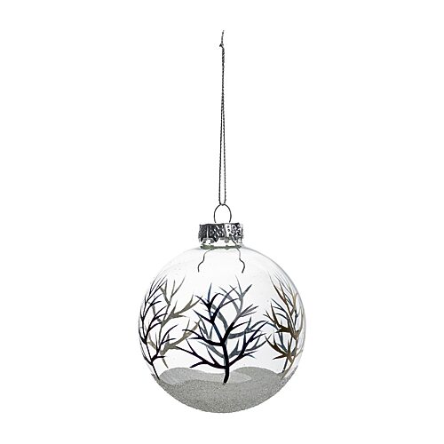 Click here for Northlight 3 4ct Winter Forest Glass Ball Christma... prices