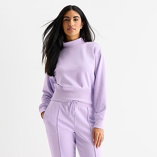 Click here for Xersion Womens Classic French Terry Long Sleeve Mo... prices