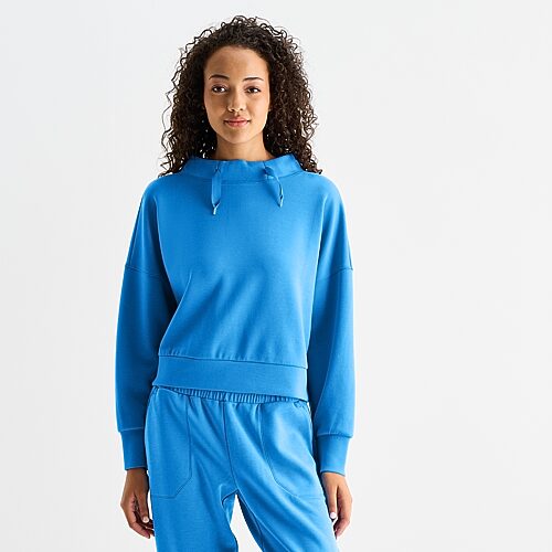 Click here for Stylus Womens Funnel Neck Long Sleeve Sweatshirt... prices