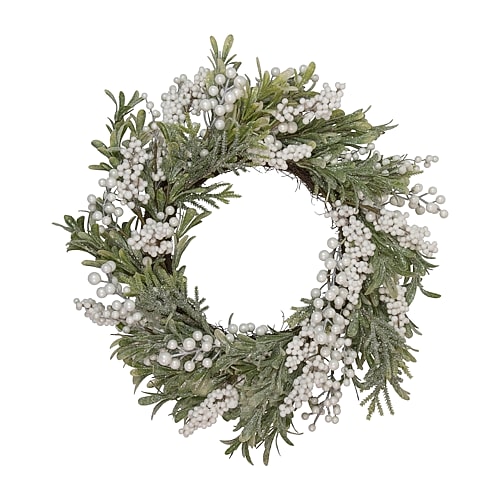 Click here for Northlight 20 Frosted Foliage And Berries Wreath... prices