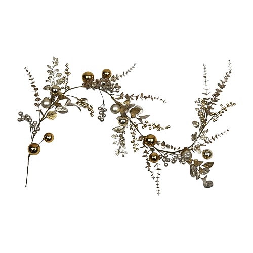 Click here for Northlight 6ft Glittered Mixed Leaves And Berries... prices