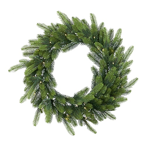 Click here for Northlight 24 Battery Operated Led Noble Fir Wreat... prices