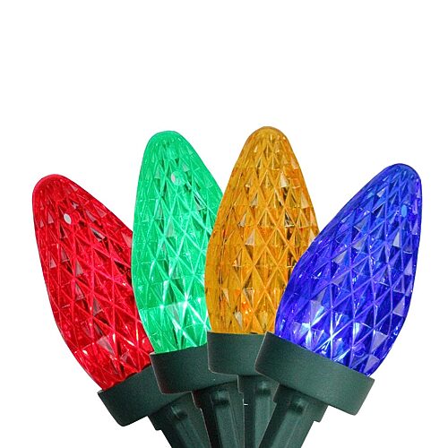 Click here for Northlight 66ft 100ct Multicolor Faceted Led C7 St... prices