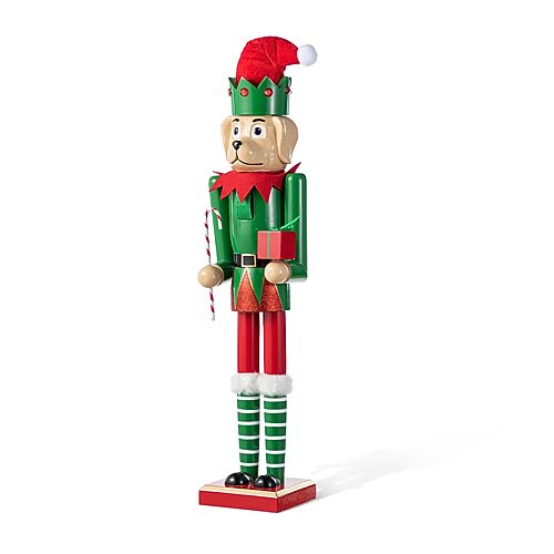 Click here for Glitzhome 24H Wooden Christmas Dog Wood Christmas... prices