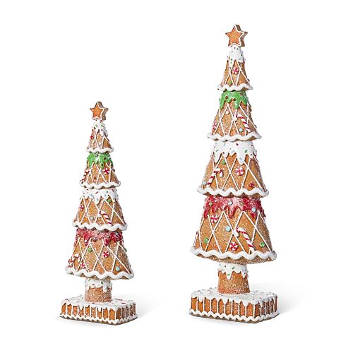 Click here for Glitzhome Resin Christmas Tree Christmas Tabletop... prices