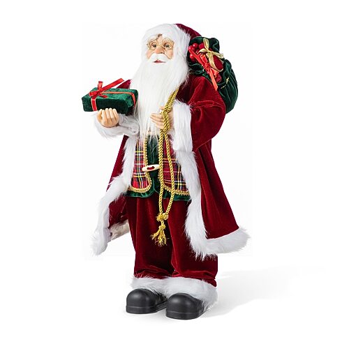 Click here for Glitzhome 24H Faux Fur Christmas Traditional Santa... prices