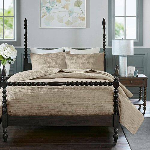 Click here for Madison Park Signature Serene Hand Quilted 3-Pc. Q... prices