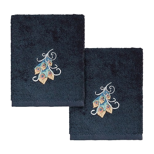 Click here for Linum Home Turkish Cotton Penelope Embellished 2-P... prices