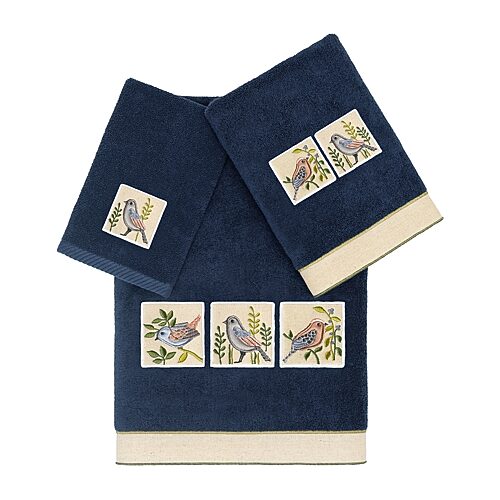 Click here for Linum Home Turkish Cotton Belinda Embellished 3-Pc... prices