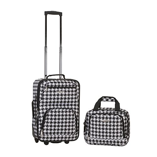 Click here for Rockland 2-Pc. Pattern Softside Luggage Set - Houn... prices
