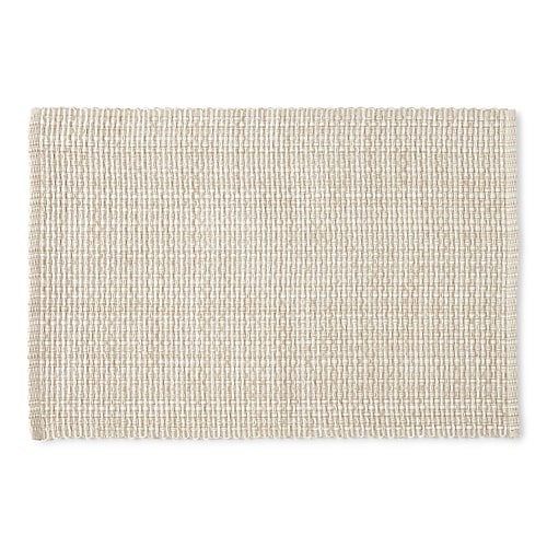 Click here for Homewear Homespun Placemat  One Size  White prices
