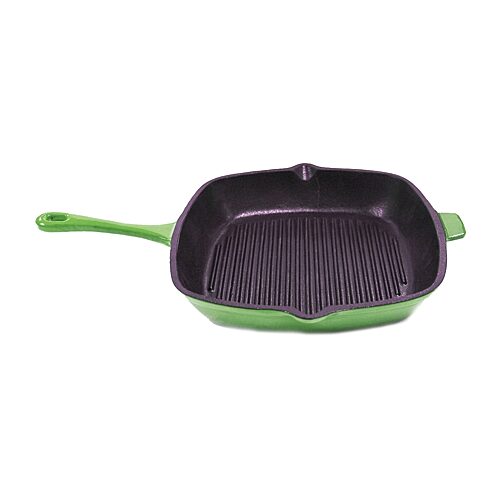 Click here for BergHOFF Neo 11 Cast Iron Square Grill Pan - Green prices