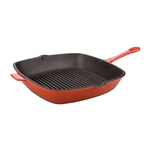 Click here for BergHOFF Neo 11 Cast Iron Square Grill Pan - Orang... prices