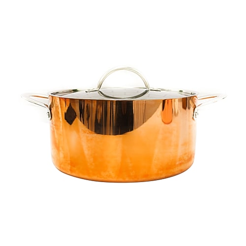 Click here for Tri-Ply 9.5 Covered Dutch Oven  Non-Hammered - Cop... prices
