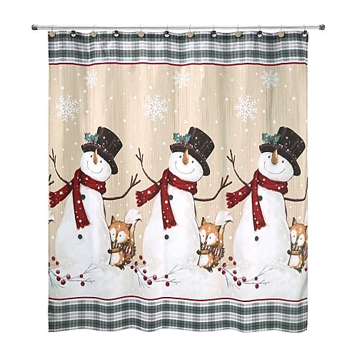 Click here for Avanti Friends Gather Holiday Printed Shower Curta... prices