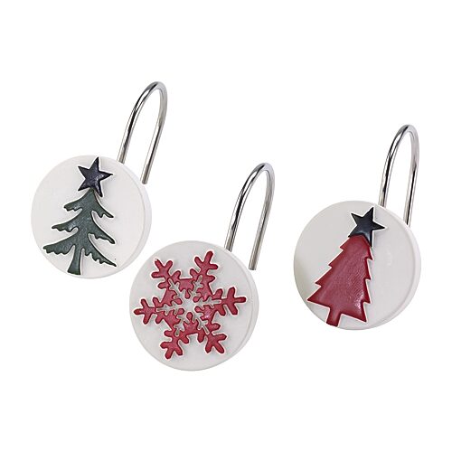 Click here for Avanti Tis the Season Holiday Plaid 12-Pc. Shower... prices