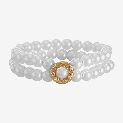 Click here for Monet Jewelry Womens Simulated Pearl Stretch Brace... prices