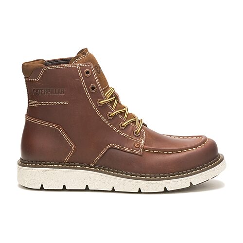 Click here for CAT Mens Covert Lace Up Boots  13 Medium  Brown prices